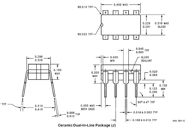 CMOS Dual OP-Amp.Vos:0.75-1.35mV 8p. LMC6482AIN