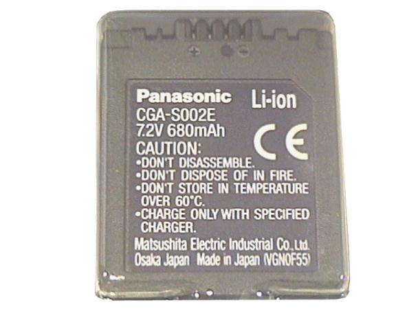 Li-Ion 7.2V 680mAh akkumulátor CGA-S002E ACCU FOT-003
