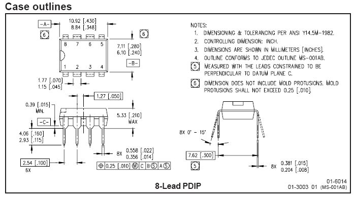 SINGL.CHANEL DRIV.Uoffs600V 8p IR2117