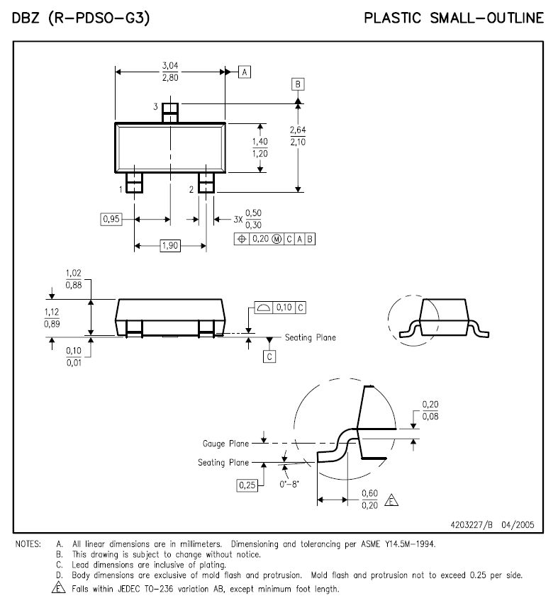 V.REF 2.5V 15mA 0.5% Precision Micropower Shunt Voltage 3p. SOT23 ...